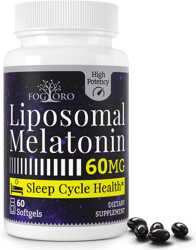 Melatonin 60mg-Fall Asleep Faster, Stay Asleep Longer,High Dose 60 cou ...