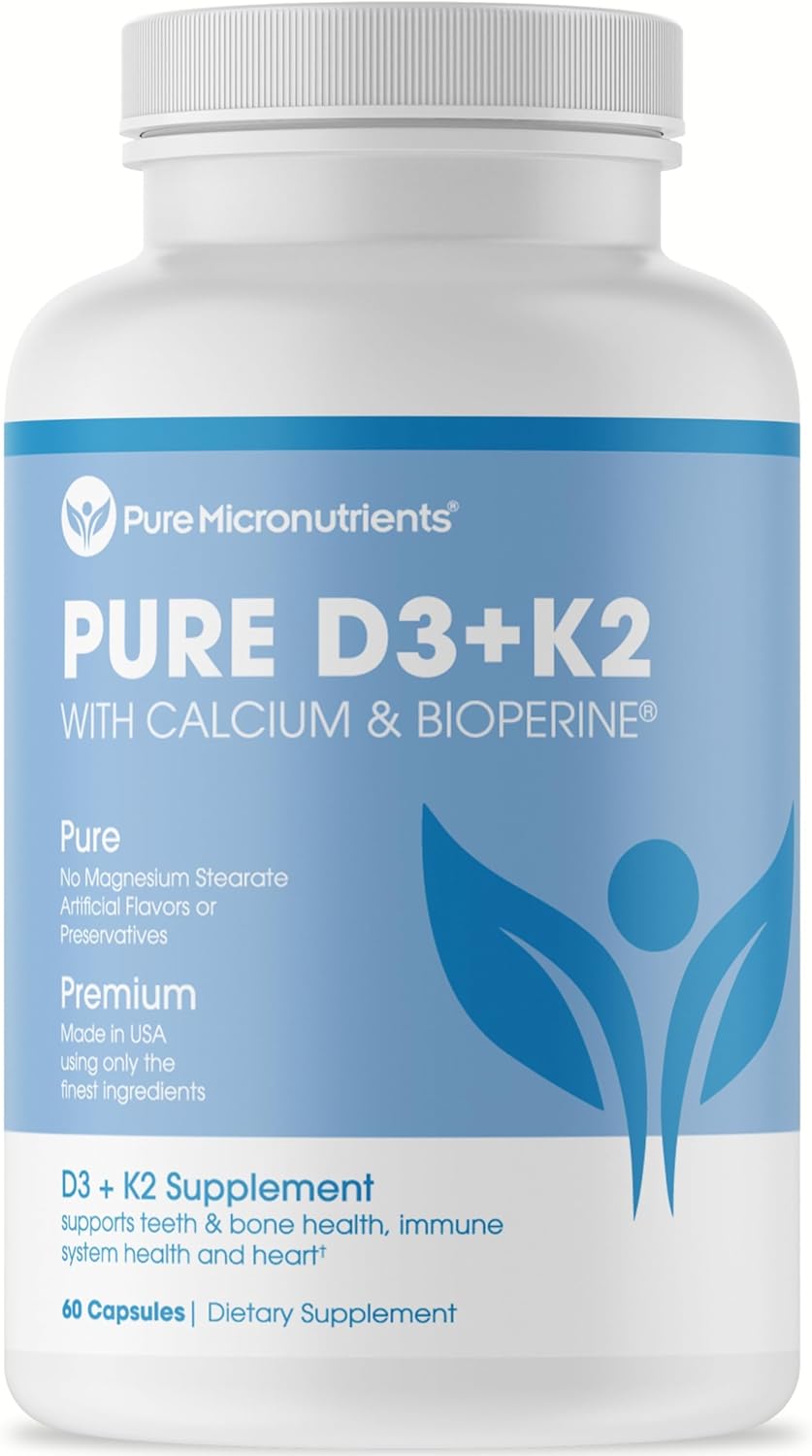 Pure Micronutrients Vitamin D3 K2 Supplement 60 Capsules – DirectBuyIn